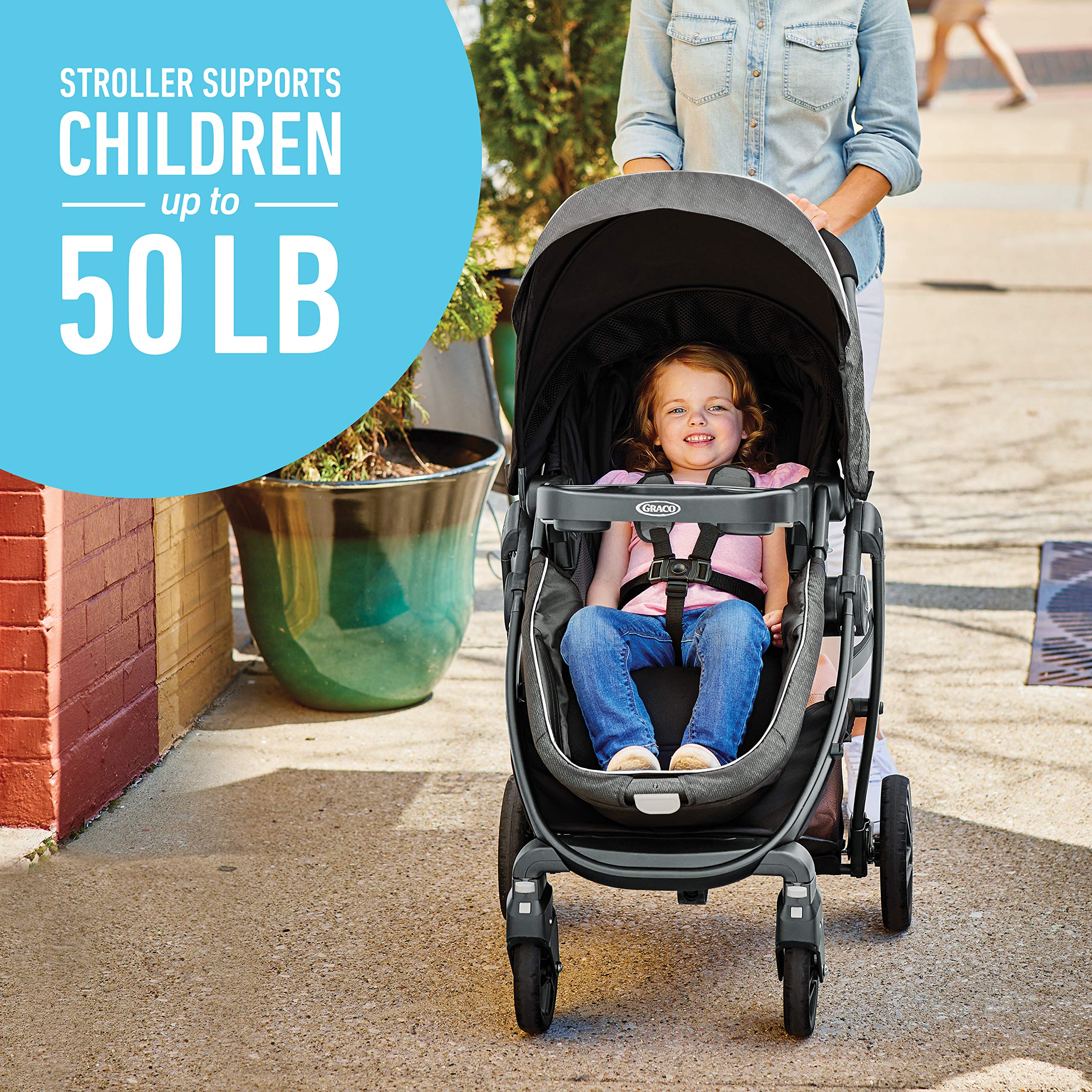Graco Modes Bassinet Travel System | Includes Modes Bassinet Stroller and SnugRide SnugLock 35 Infant Car Seat, Wynton