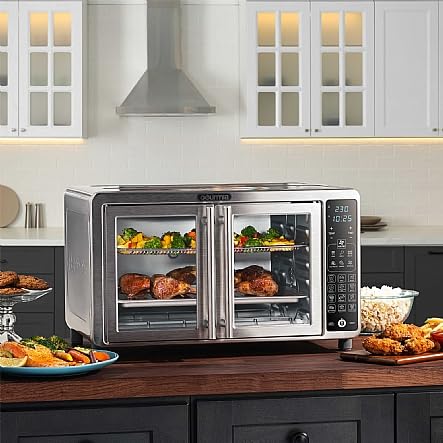 Gourmia XL Digital Air Fryer Toaster Oven with Single-Pull French Doors
