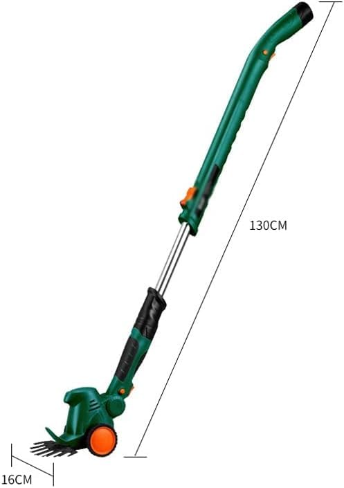 Handheld Grass Trimmer Cordless String Trimmer Small Household Electric Lawn Mower Multifunctional Weeder Retractable Rod