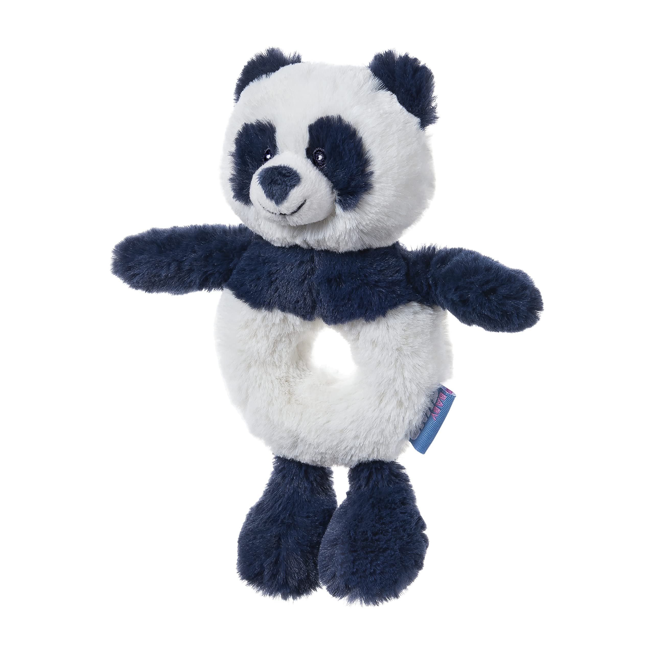 GUND Baby Baby Toothpick Cooper Panda Rattle Plush Stuffed Animal, Blue, 7.5"