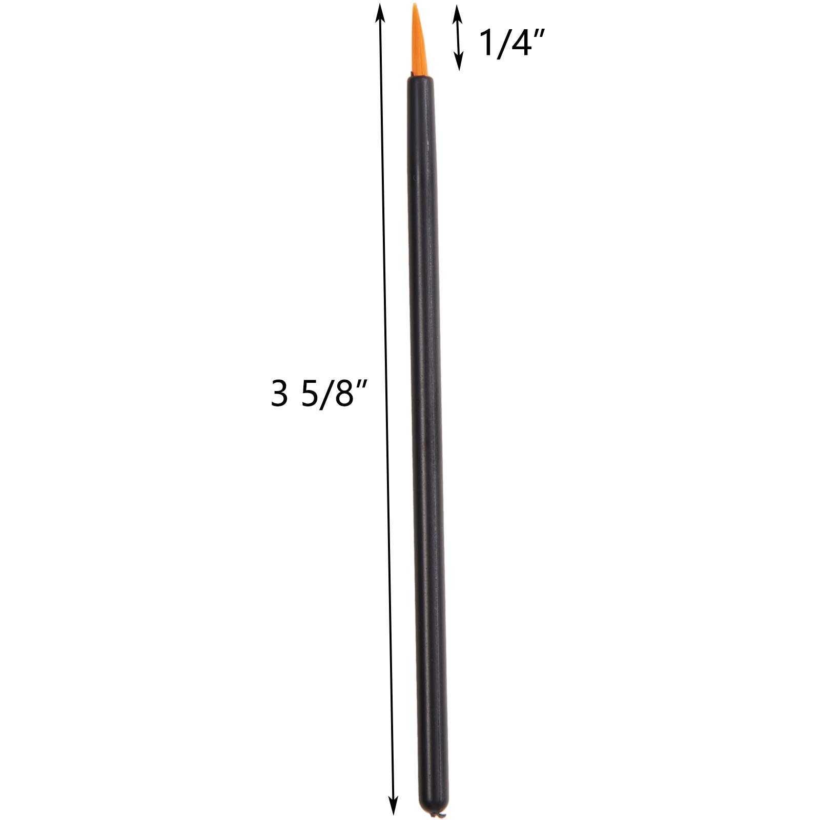 Hedume 300 Pack Disposable Eyeliner Brush, Eyeliner Brush Applicator, Eye Liner Wands for Makeup