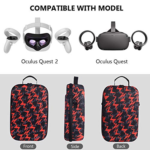 Hard EVA Pouch Handbag Protective Cover Storage Bag Box Carrying Case for -Oculus Quest 2 VR Glass and Accessories