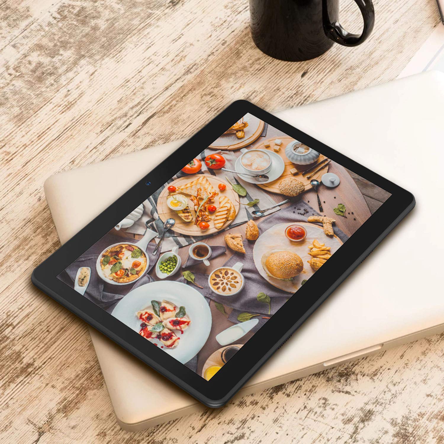 Hoozo Android Tablet 10 Inch, 5G WiFi Tablet, 16 GB Storage,GPS – Black
