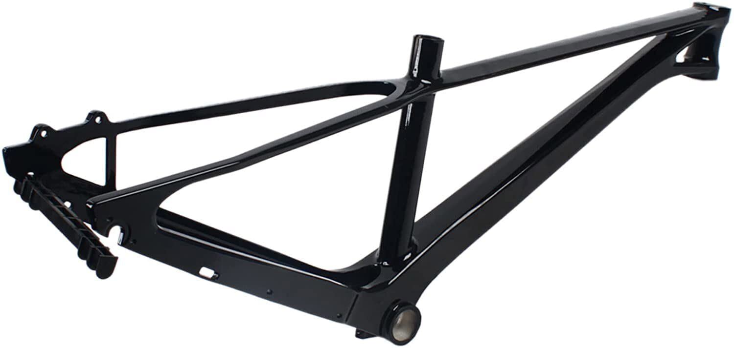 Kathring Black Bicycle Frames, Mh-c037 22 Inch Variable Speed Bicycle Frame Speeds Brake Disc for Mountain Bike
