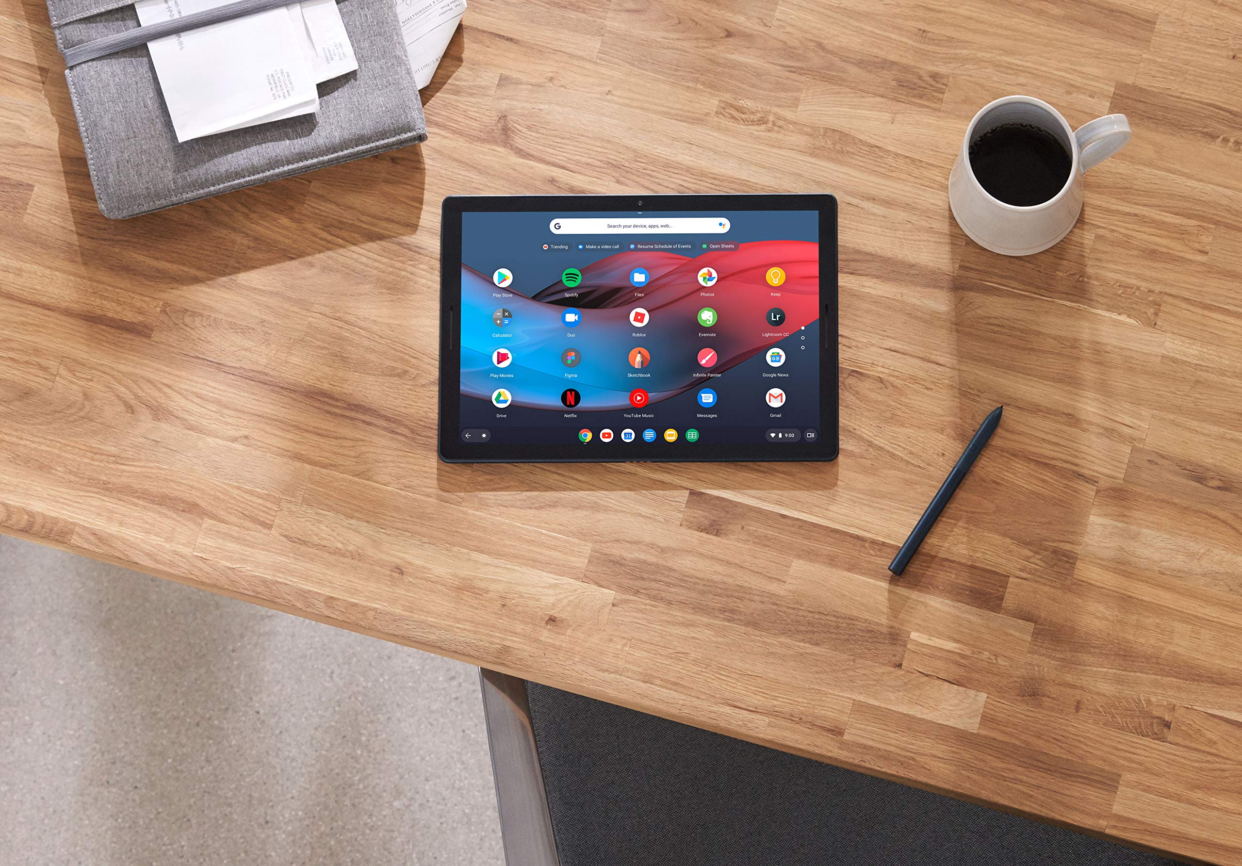 Google Pixel Slate (12.3" Touch Screen Display | 8th Gen Intel Core i5 | 8GB RAM | 128GB EMMC) Wi-Fi only Tablet (Midnight Blue) - International Version