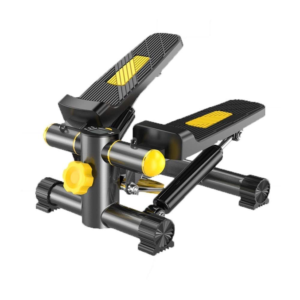 GRETD Mini Stepper,Fitness Stair Stepper - Portable Twist Stair Stepper Adjustable Resistance,Fitness Exercise Machine with Resistance Bands Durable (Color : Without Drawstring)