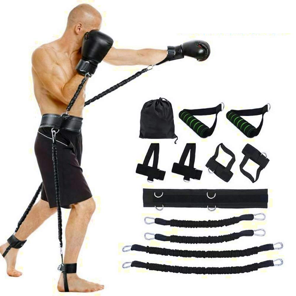 HYPE Boxing Thai Gym Strength Training Equipment Sports Fitness Resistance Bands Set