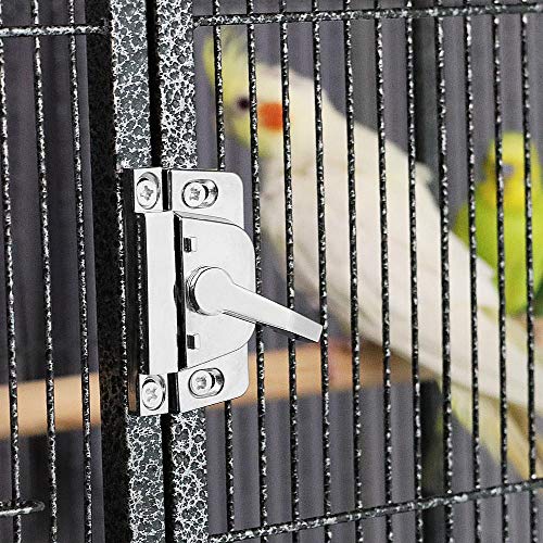 Yaheetech 63-Inch Wrought Iron Construction Rabbit Ferret Chinchilla Adult Rat Sugar Glider Guinea Pig Small Pet Animal Cage with Detachable Stand