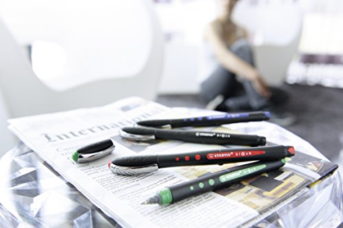 STABILO Bionic Bl@ck Pen, Medium, Red