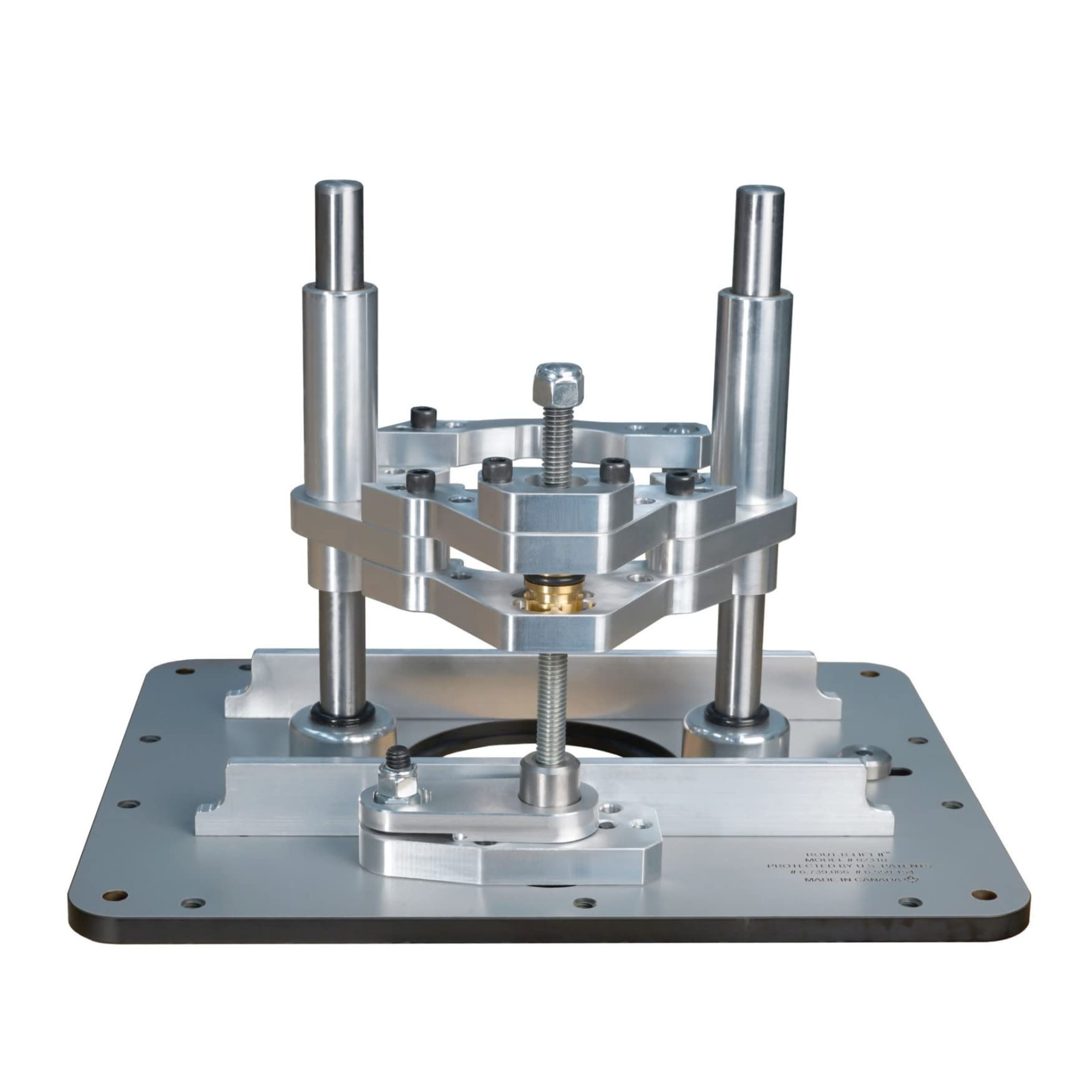 JessEm 02310 Rout-R-Lift II Router Lift with Microjig Grr-Ripper 3D Pushblock Bundle (2 Items)