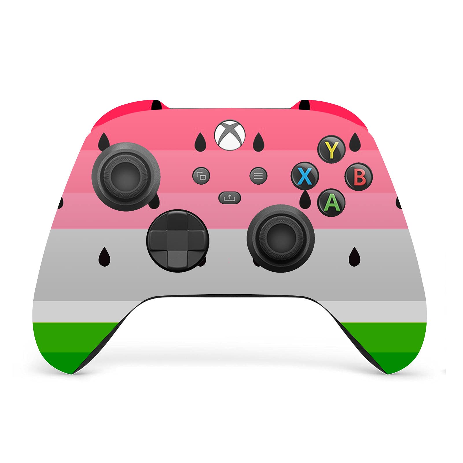Head Case Designs Officially Licensed Haroulita Watermelon Art Mix Vinyl Sticker Gaming Skin Case Cover Compatible with Xbox Series X Console and Controller Bundle