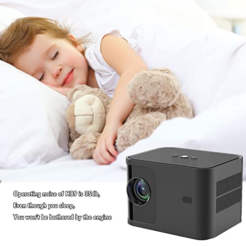 WiFi Projector Laptop Outdoor Projector PC Native 1080P 300ANSI 30’’-150’’ Picture Mini Portable Projector ElectricFocus Compatible with Android,iOS, TV Stick,iPhone ,PS5,PC,Laptop,Tablet -H89