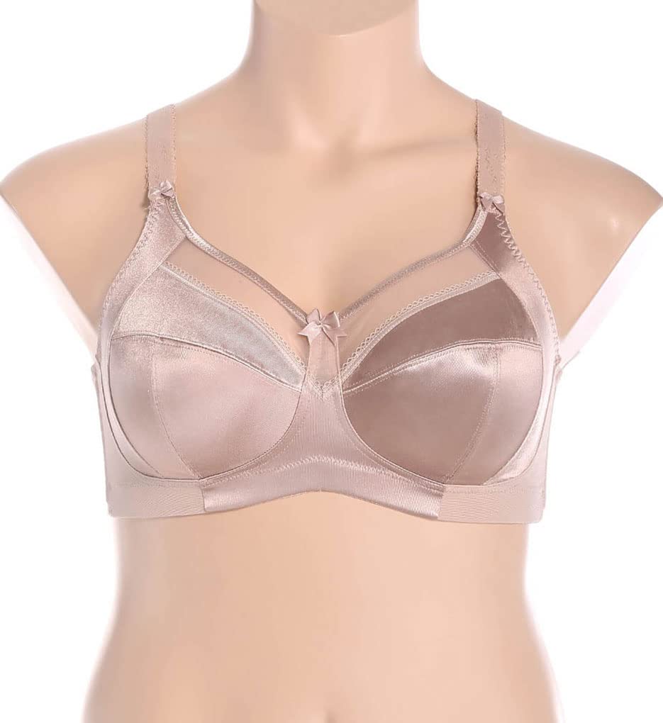 GODDESS Women's Plus Size Keira Wireless Soft Cup Bra, Black, 56C