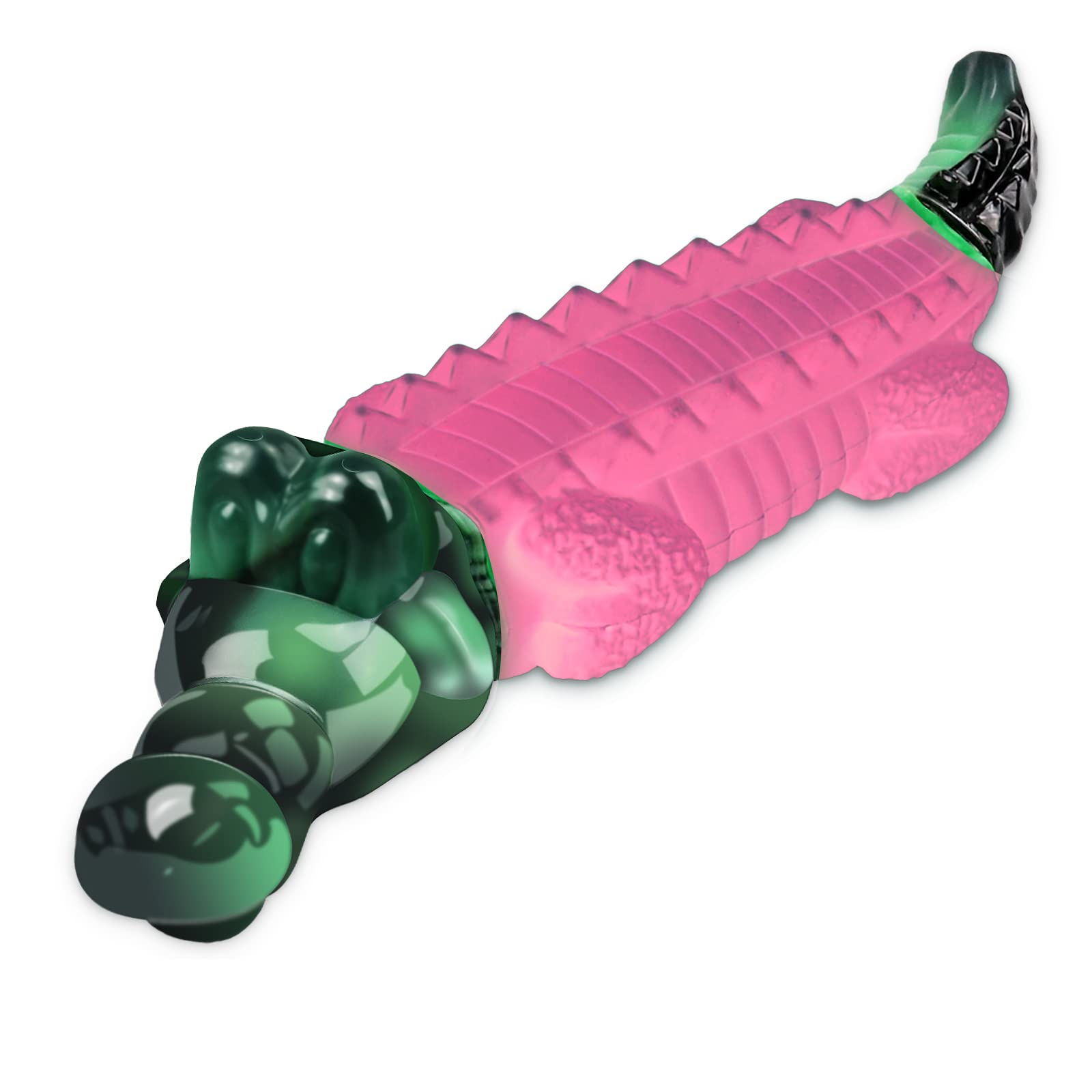 Indestructible Durable Dog Chew Toys, Food Grade Nylon & Rubber Dog Toy Reduces Boredom,