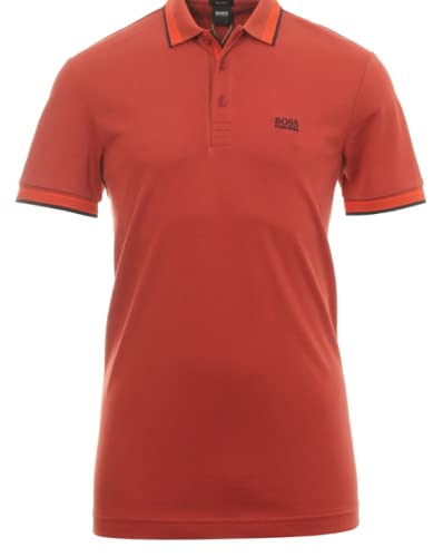 Hugo BOSS Men's Paddy Polo Shirt, Medium Red 611, XX-Large