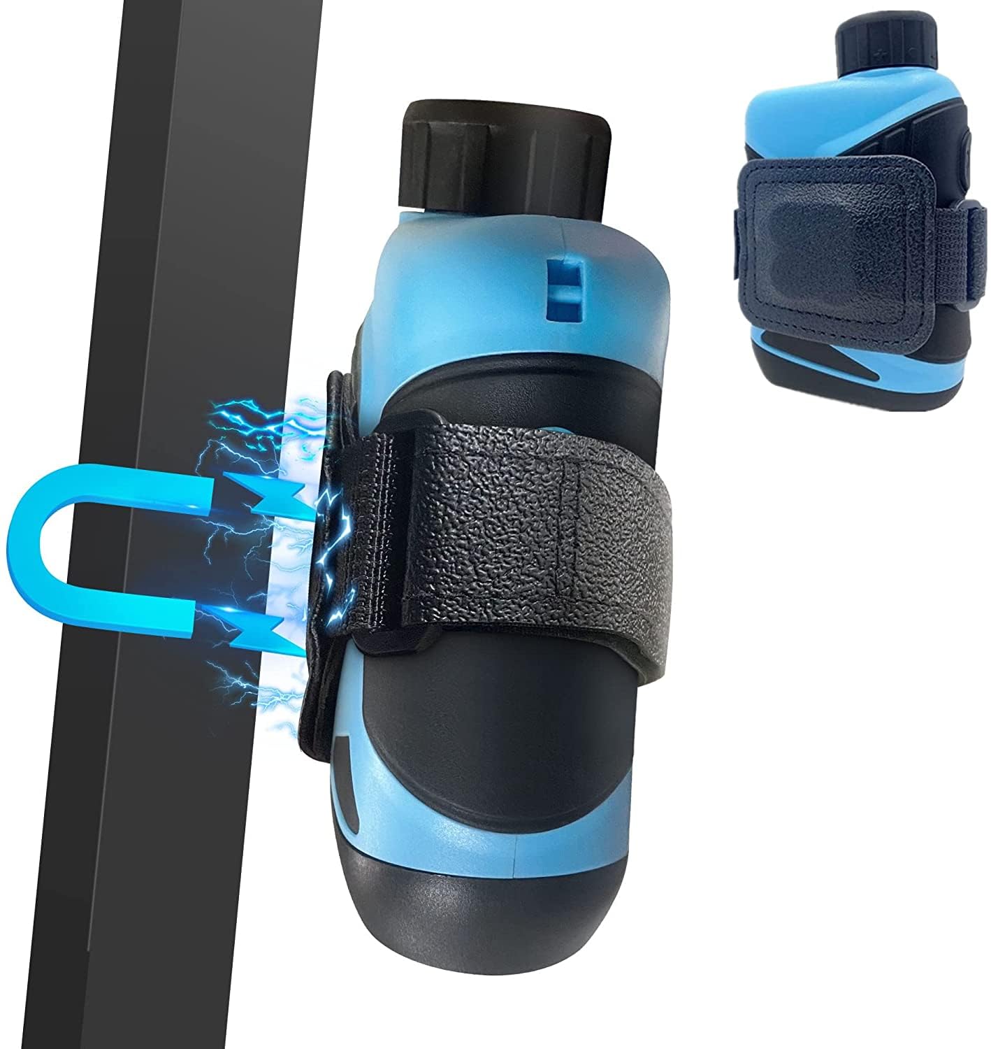 HomeMount Golf Rangefinder Magnetic Holder - Adjustable Strap Range Finder Accessories for Golf Cart Railing