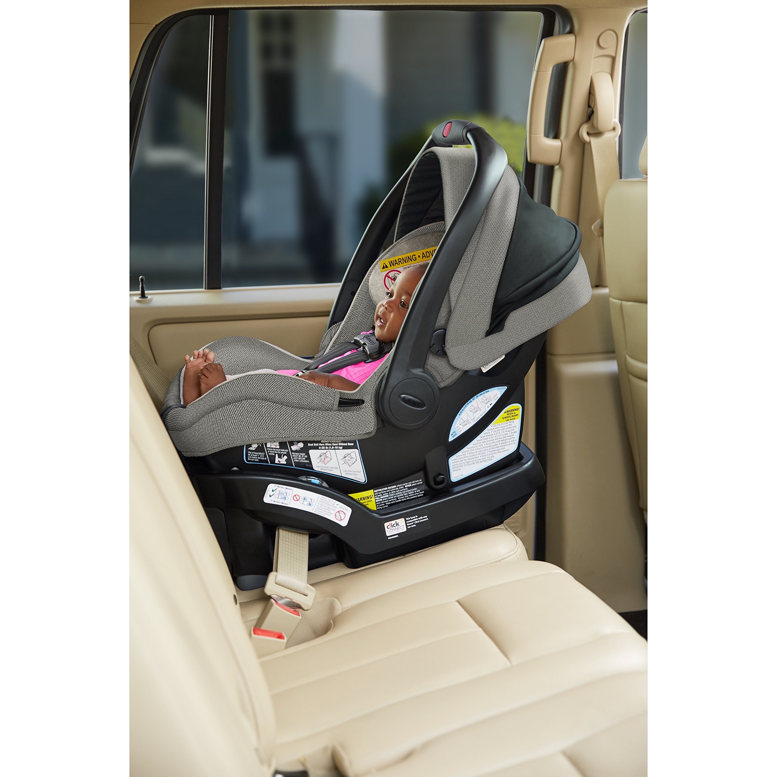 Graco SnugRide SnugLock Extend2Fit 35 Infant Car Seat | Ride Rear Facing Longer with Extend2Fit, Haven