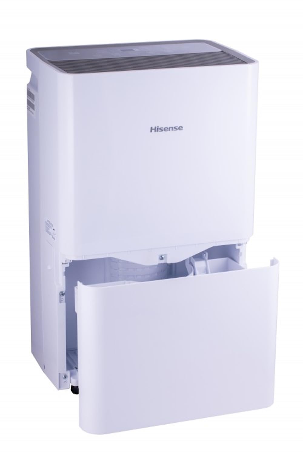 Hisense 50 Pint 3-Speeds Dehumidifier, 3 Modes β Auto, Continuous, Manual, 115v, LED Display, Noise Level 46 dB, 24-hour on/off timer, Up to 4500 sq. ft. - DH7021K1W (Renewed)