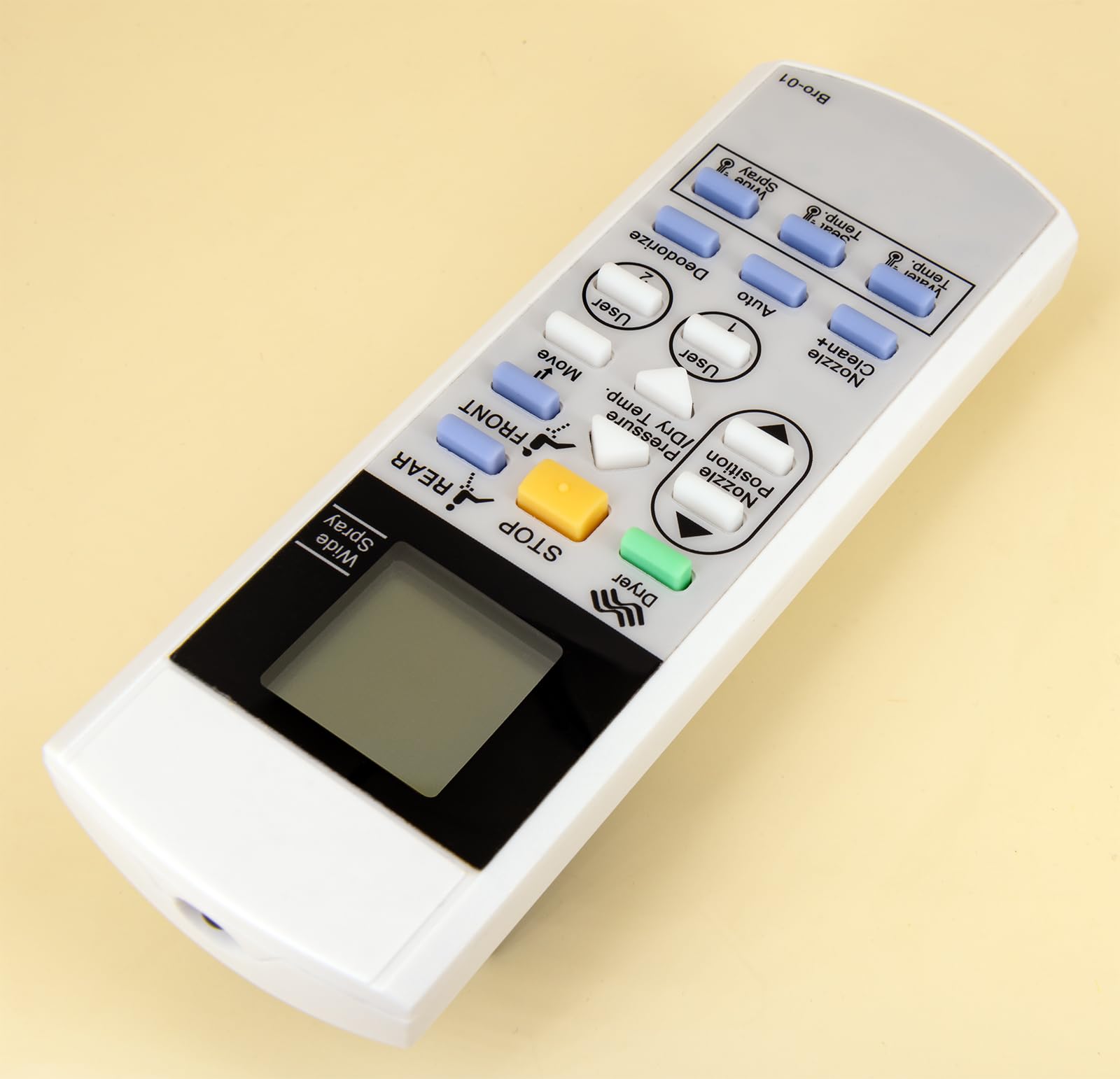 XIVUE Replacement Remote Control for Brondell Bidet Toilet Seat Swash CL825 (Also Work with S1400 S1200 S1000 S900 S300) with Mounting Bracket, White, B620240102B01(Bro-01_zhijia)