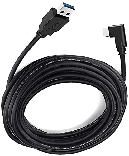 Link Cable Compatible with Oculus Quest 2 Accessories, Black, 16FT VR Headset Type-C USB 3.2 Link Cable for meta Quest 2 and Quest to Gaming PC, Fast Data Transfer and Charging up to 5Gbps and 3A
