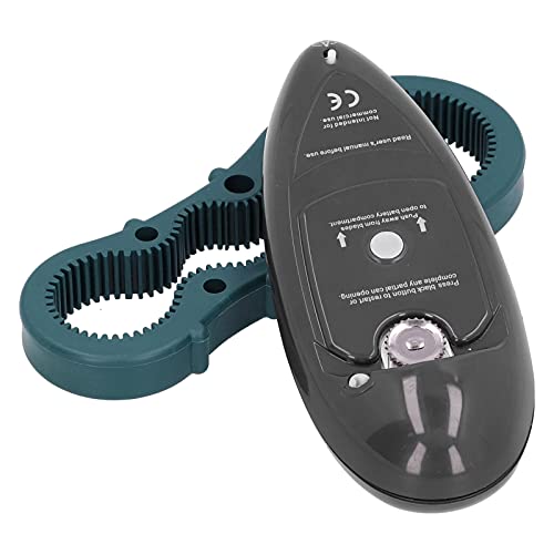 Horoper Can Opener, Black Automatic Can Opener, One Touch Electric Tin Bottle Opening Tool for Home Restaurant