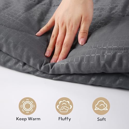 SUNNY HEAT Electric Mattress Pad 60'' × 80'' Queen Size, 4 Heating Levels & 10 Hours Auto Shut Off, Fast Heating, Warm and Soft Comfort Fabric, Machine Washable, Misty Grey