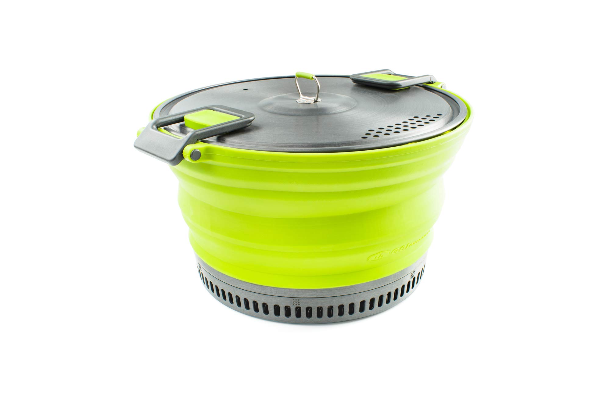 GSI Outdoors, Escape Collapsible Cooking Pot for Backpacking and Camping, Green, 3 Liter