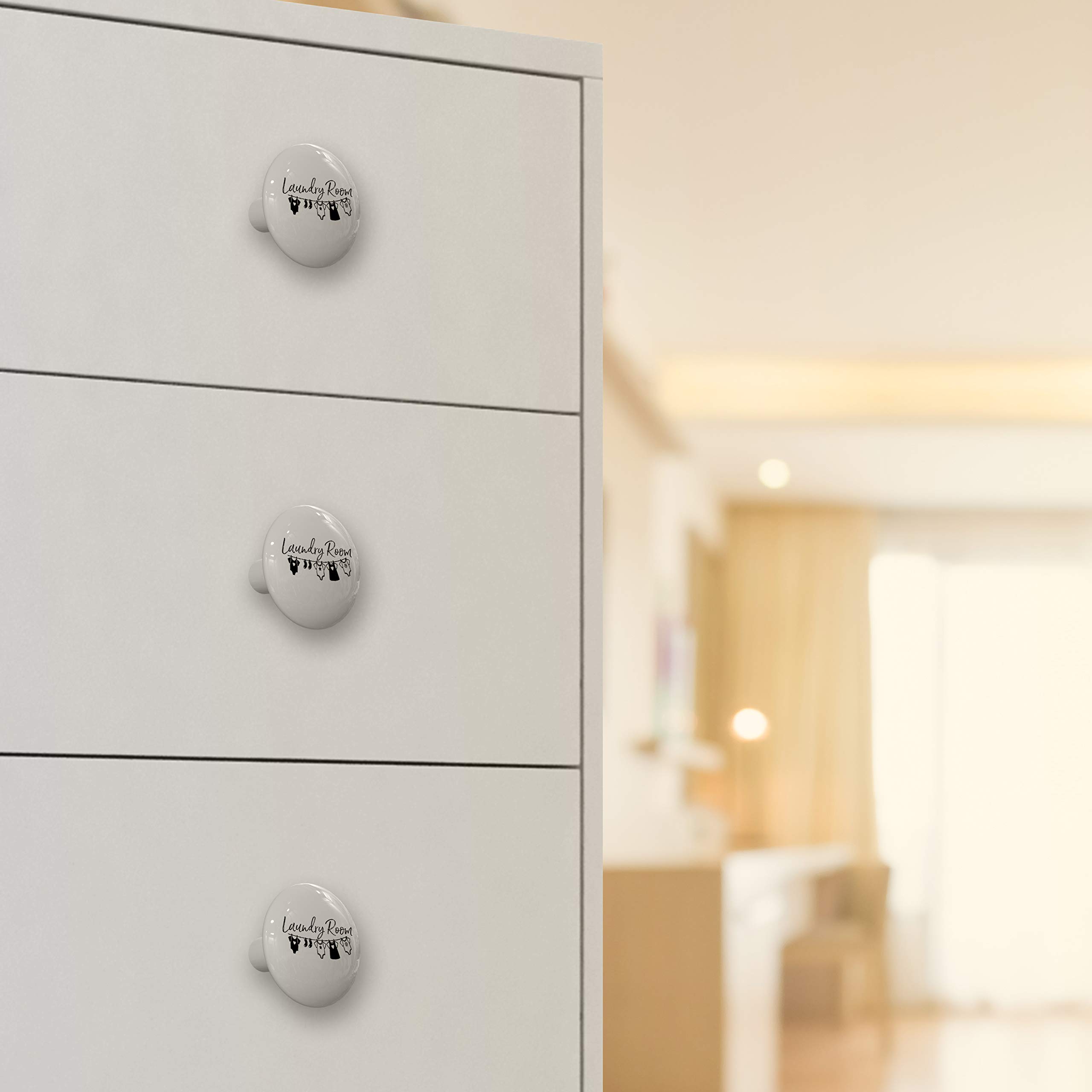 Gotham Decor Laundry Room Clothesline Laundry Room Drawer/Cabinet Knob