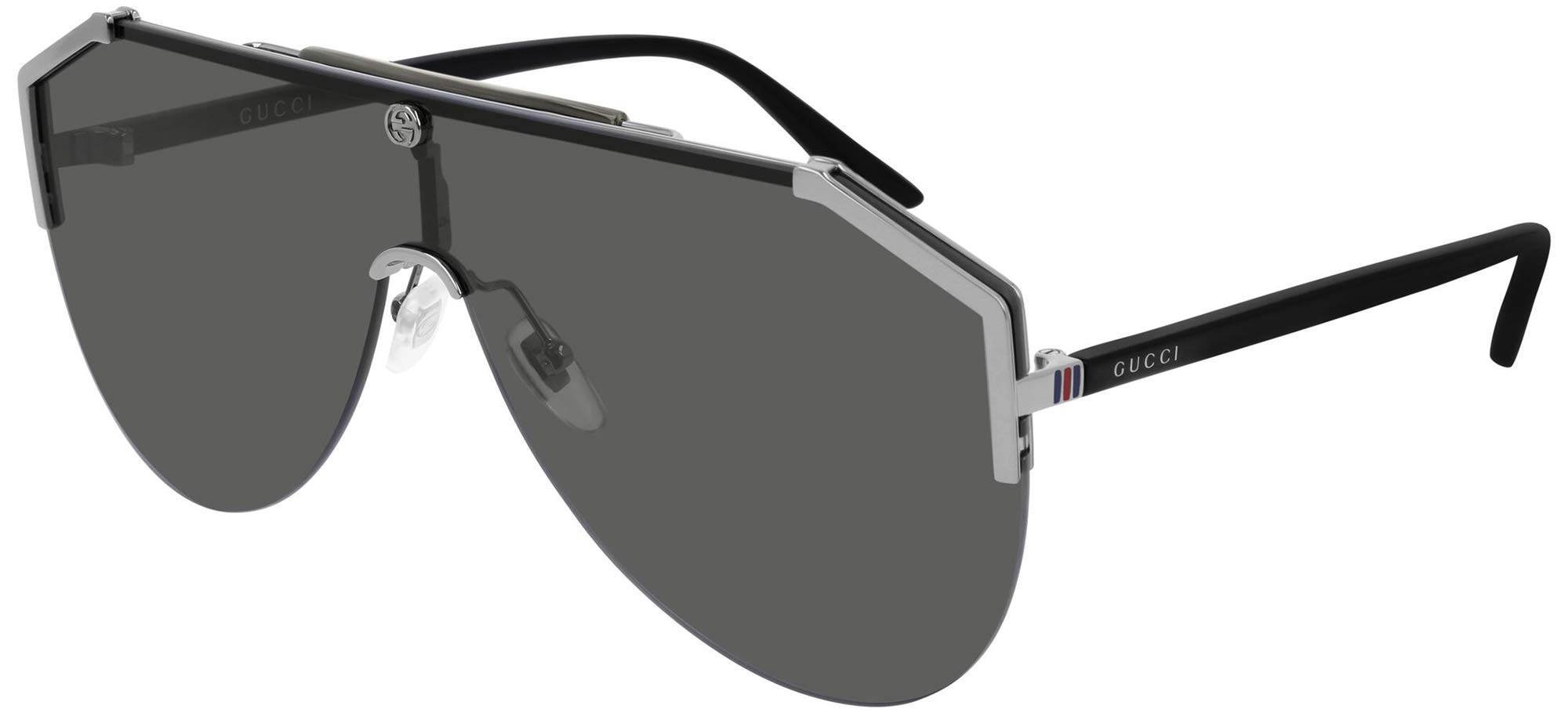 Gucci Sunglasses GG 0584 S- 001 Ruthenium/Grey Black, 99-1-140