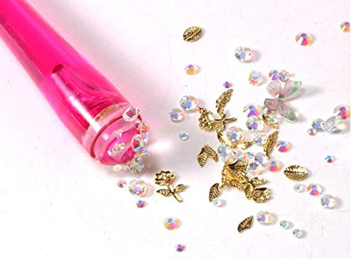 WOIWO Dual Use Diamond Drawing Point Drill Pen Art Pen Sewing Accessories DIY Crafts Cleaning Brush 1PCS