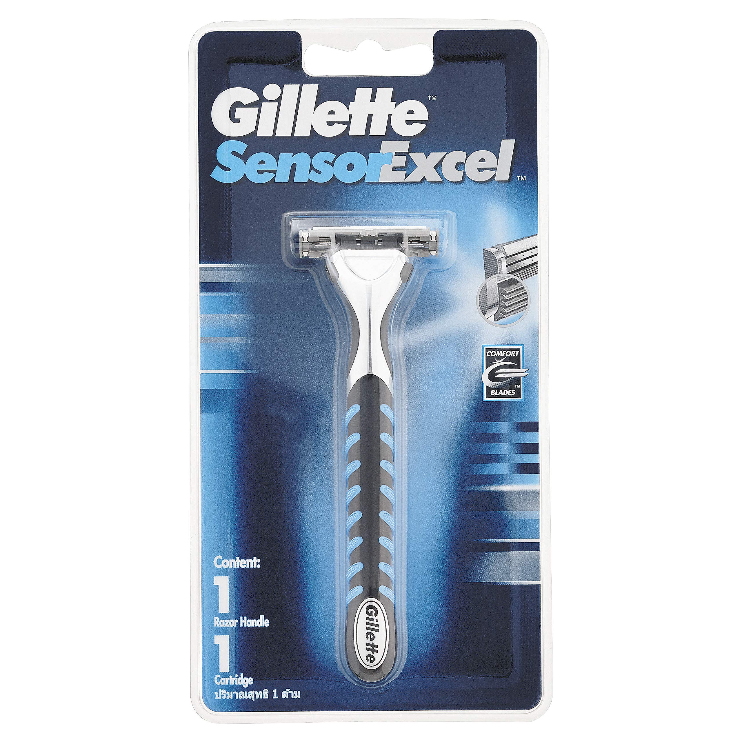 Gillette Sensor Excel Razor with Handle 1 Piece