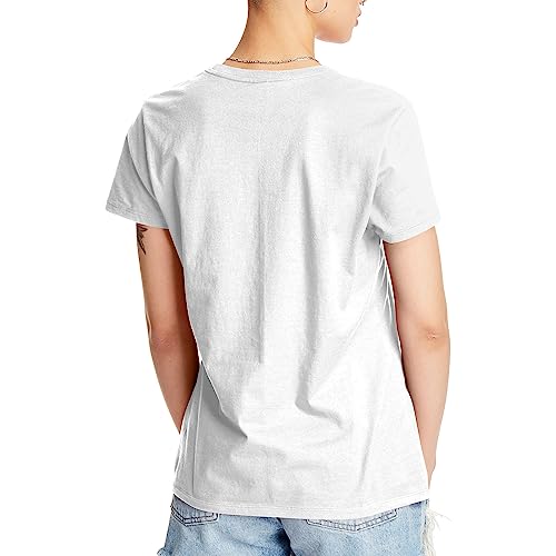 Hanes womens Perfect-t Short Sleeve T-shirt fashion t shirts, White, Medium US