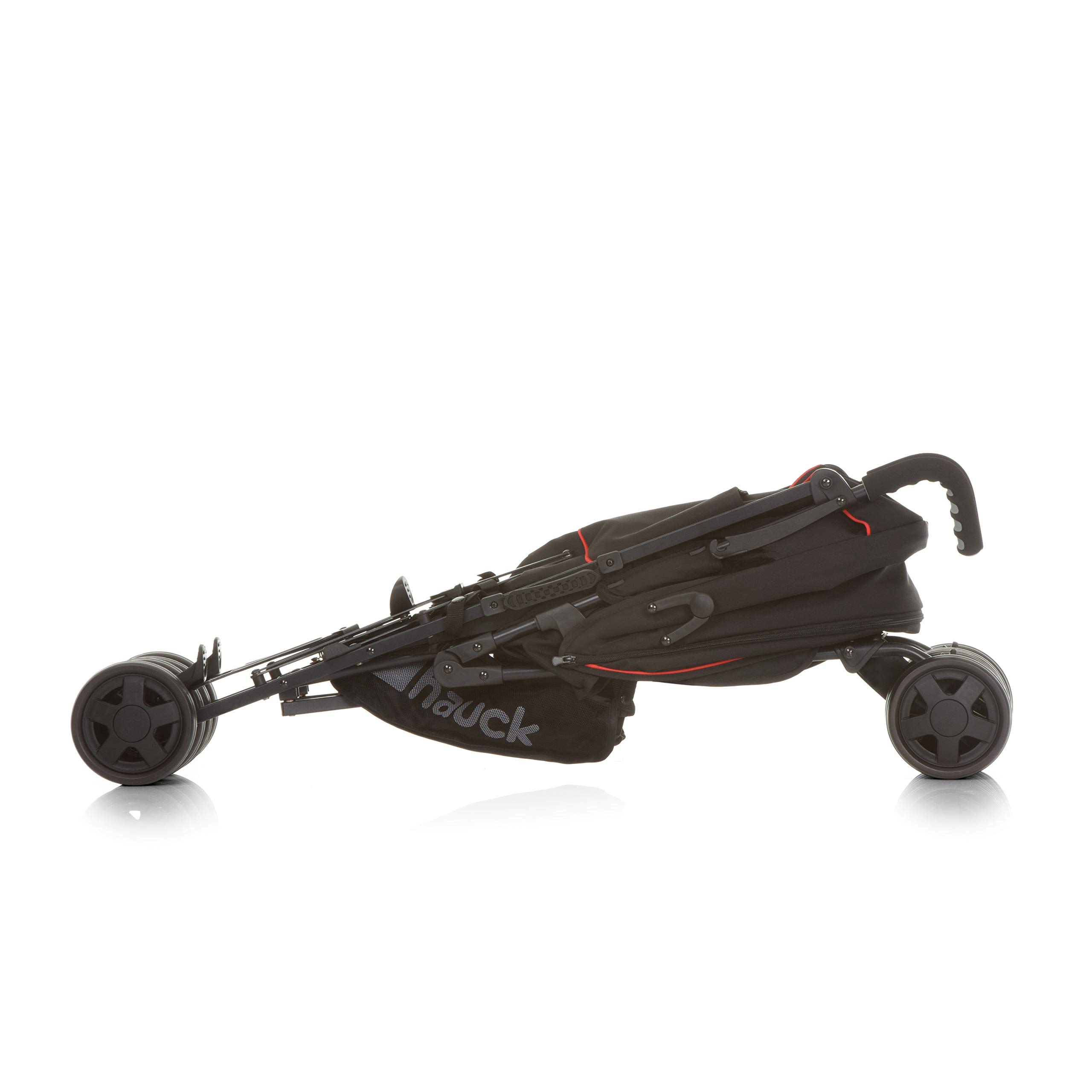 Hauck/Fisher Price Go-Guardian Palma Stroller/Small Folding Size/Ergonomic Handles/Practical Sun Canopy, Gumball Black