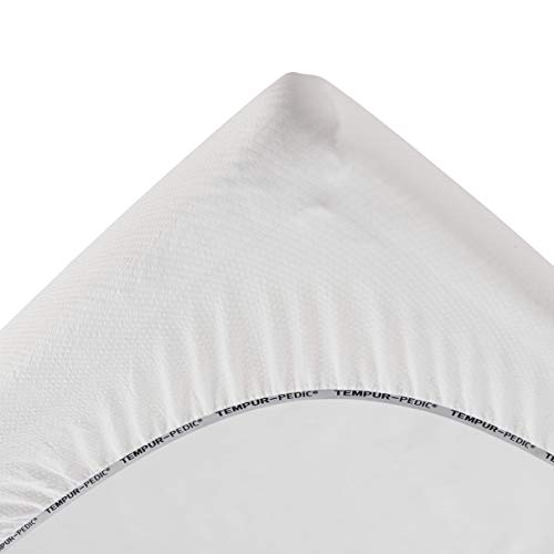 Tempur-Pedic Cool Luxury Mattress Pad, Queen, White