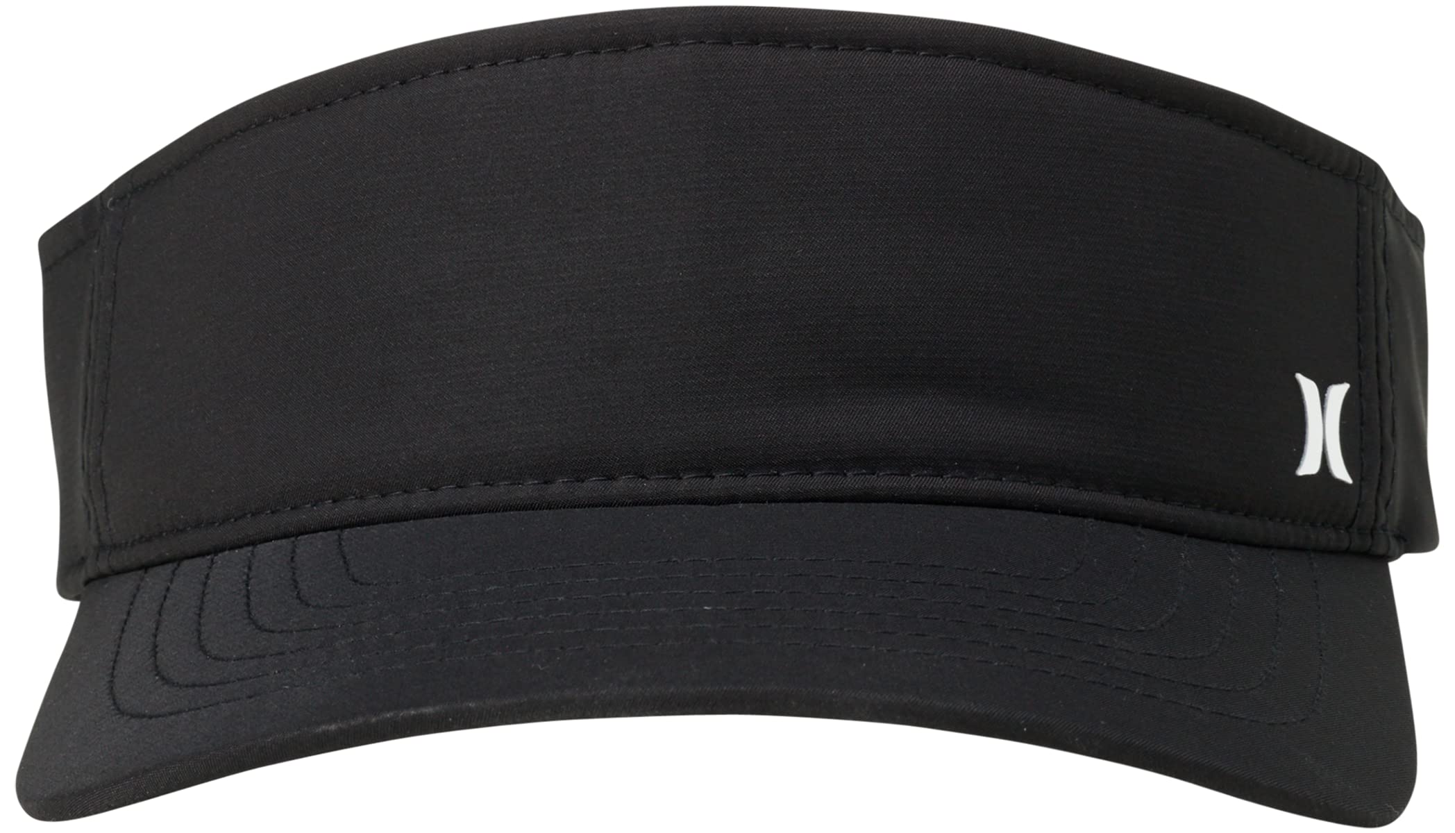 Hurley Women's Visor - Tracy Sweat Resistant Curved Brim Performance Visor, Size One Size, Black