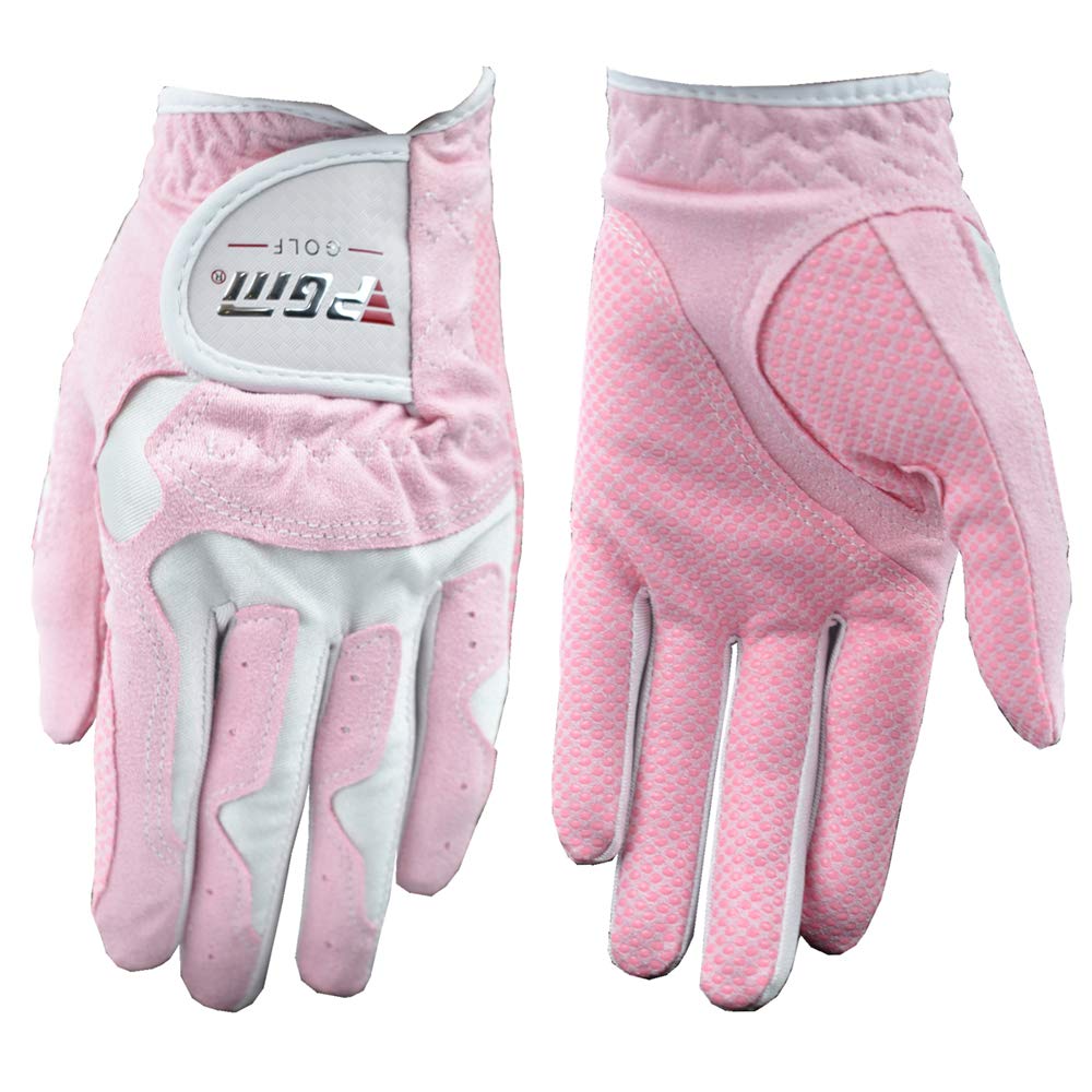 Hauni Women's Golf Glove One Pair, Non Slip Rain Gloves fit XS S M L XL, Cool and Comfortable…