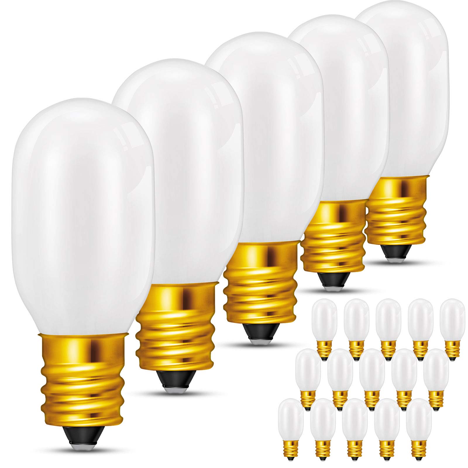 Honoson Christmas Village Light Bulbs 6 W Replacement Bulbs Accessory for Christmas House Replacement Bulbs Accessories (20 Pieces)
