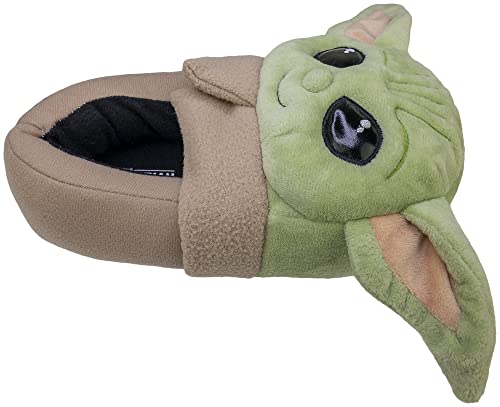 STAR WARS The Mandalorian, Grogu Baby Yoda Boys Slipper Full Body, Kids Size 13/1
