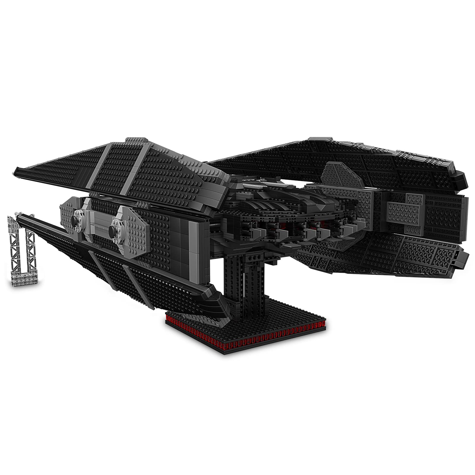 Mould King 21025 Star Plan :UCS Tie Figther Toy Galaxy Empire Interstellar Building Blocks MOC Starship Command Shuttle Space Superiority Fighter Upsilon-Class Defense Kit Adult Gift Set (3758+ PCS)