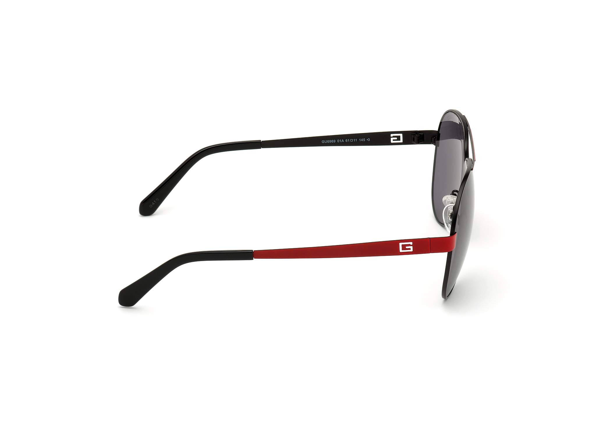 GUESS GU6969 Shiny Black/Smoke One Size