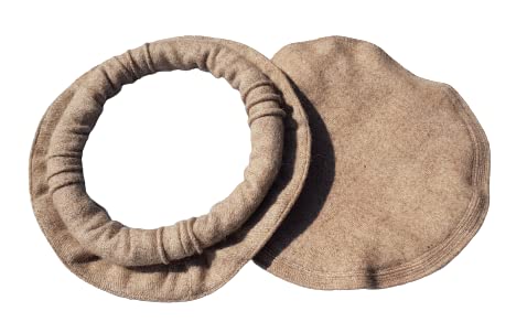 Jegwar Afghani Handmade Hat Chitrali Pakol Cap Peshawari Gift 100% Wool (Oatmeal)