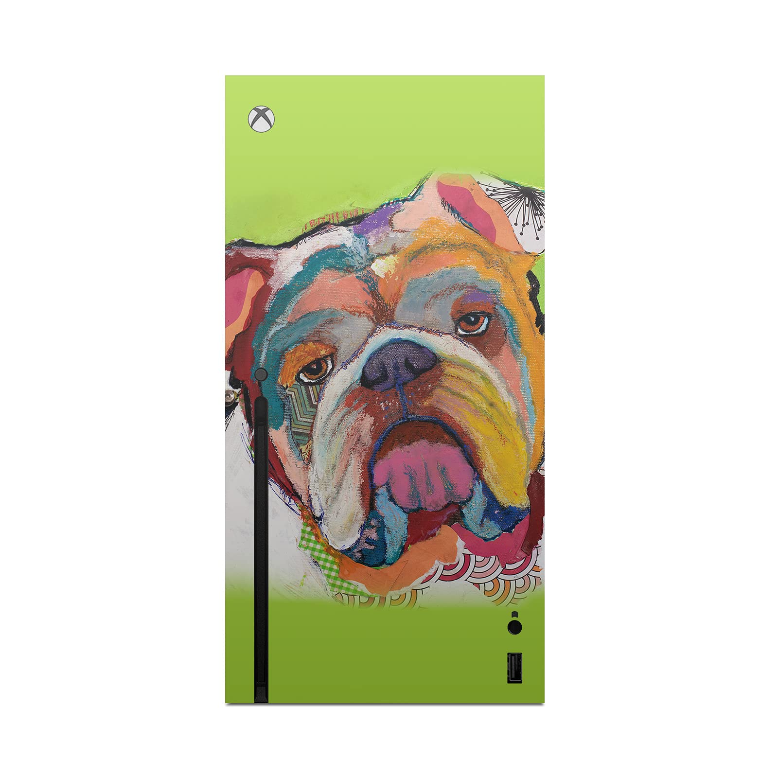 Head Case Designs Officially Licensed Michel Keck Bulldog Art Mix Vinyl Sticker Gaming Skin Case Cover Compatible with Xbox Series X Console and Controller Bundle