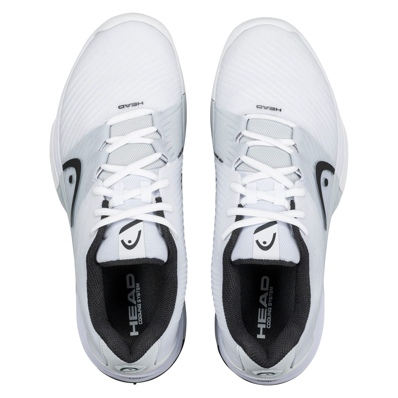 HEAD Men's Revolt Pro Sneaker, White/Black, 10