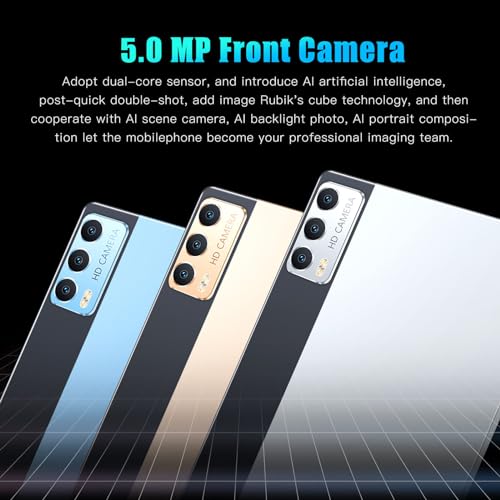 JIAJO 10.1-Inch Android Smart Tablet for Cross-Border 3g Calls (Us Regulations), 2gb+16gb Flash Memory, 2.0million HD Rearcameras, 5.0mp Front Camera, GPS Navigation, 5g Sim Card Plus