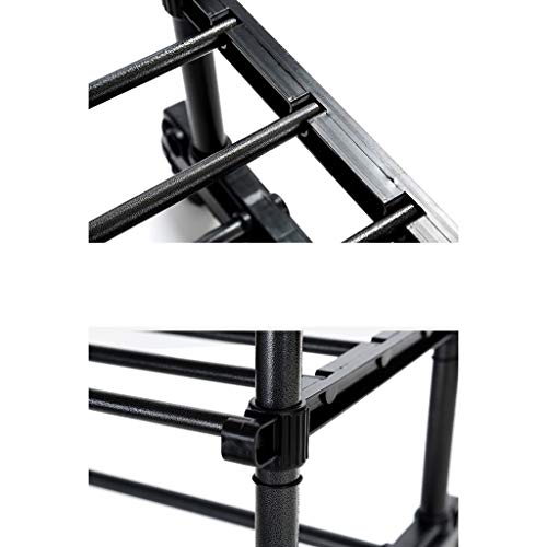 Hongseyijia Coat Racks Entrance Hall Coat Rack Organiser Tidy Rails Multi-Purpose Storage Shoe Bench Stand with Top Rod for Home Office Hallway Bedroom,Max Load Capacity:20kg