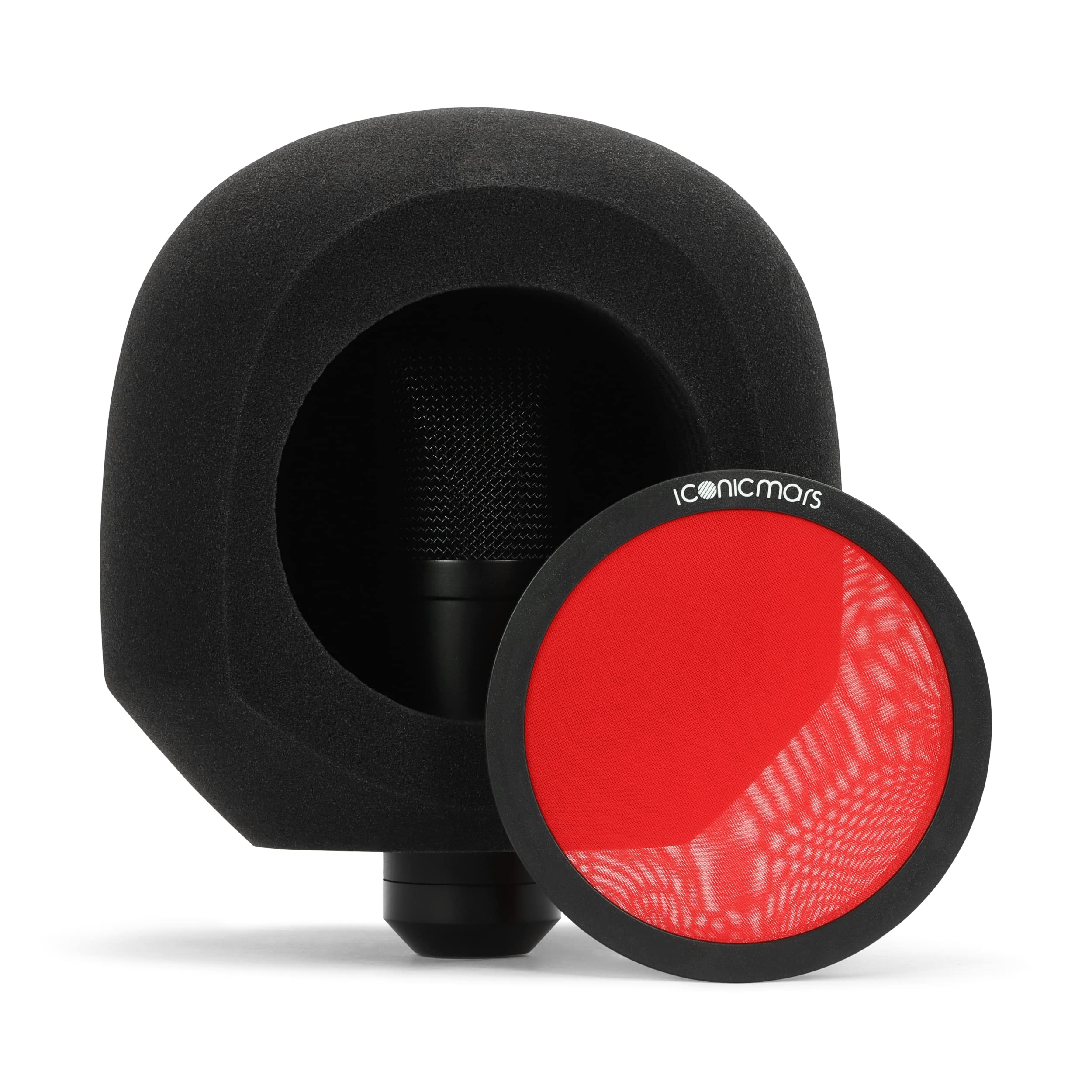 Iconic Mars Comet Recording Vocal Studio Isolation Booth | Microphone Pop Filter Shield Accessory
