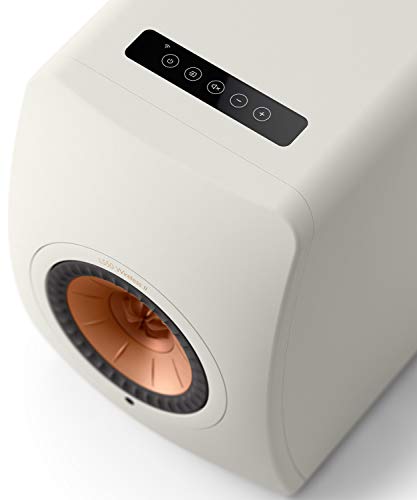 KEF LS50 Wireless II Powered Bookshelf Speakers - Pair (Mineral White)