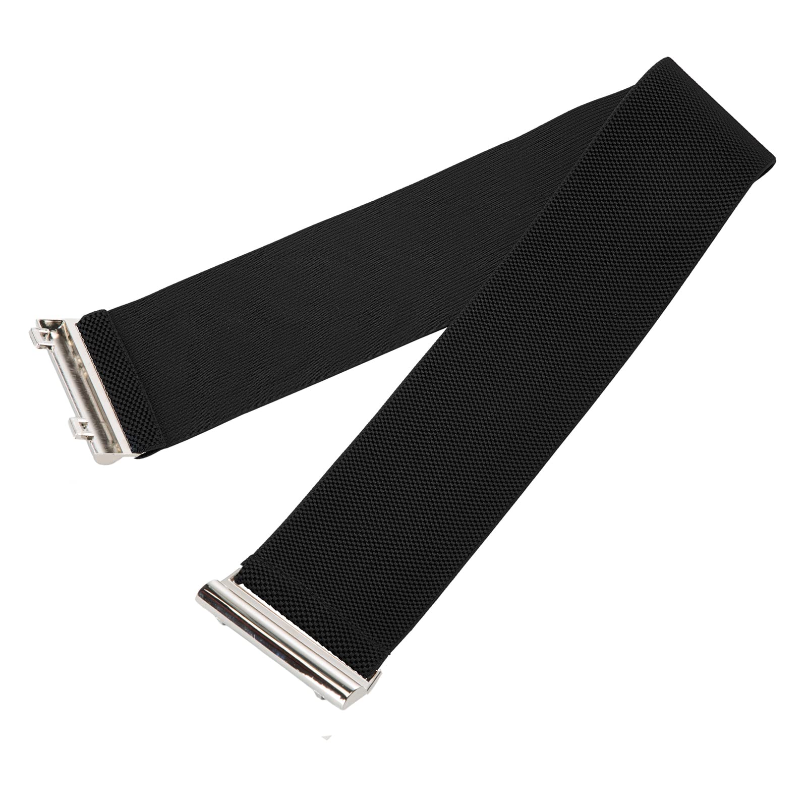 GRACE KARIN Women's Wide Stretchy Cinch Belt Vintage Elastic Waistband (S,Black CL409-1)