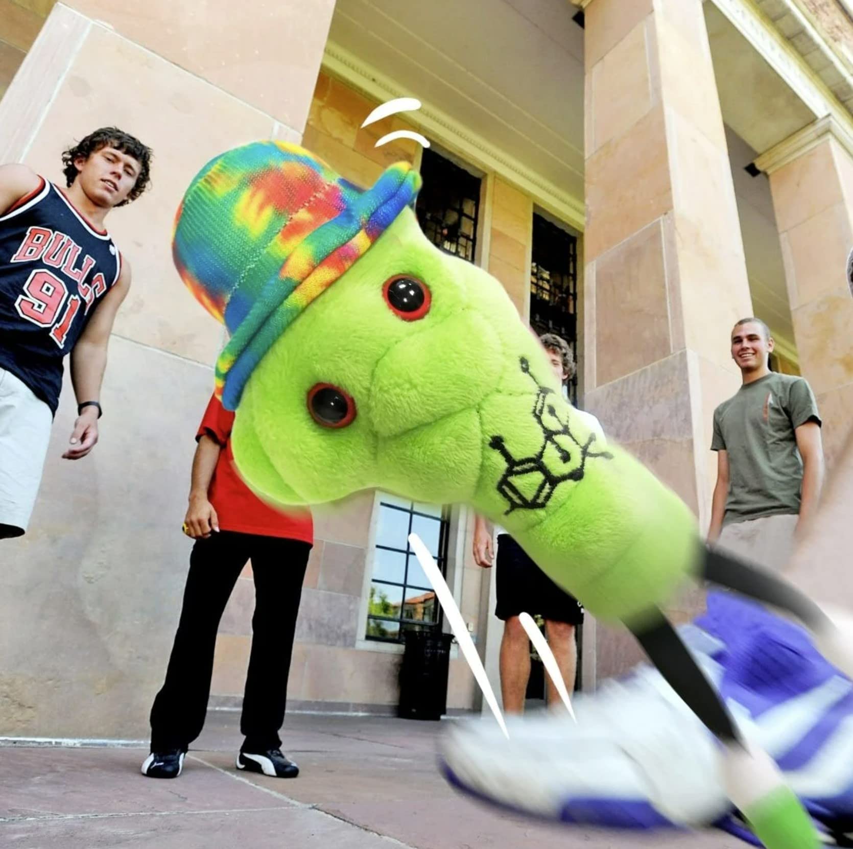GIANTmicrobes THC Plush – Learn About Tetrahydrocannabinol, Science and Health with This Fun Gift for Friends, Scientists, Educators, Healthcare Experts and Anyone with a Healthy Sense of Humor