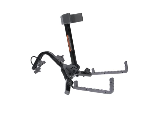 Hawk Kwik-Grab Crossbow Stand | Portable Folding Lightweight Universal Fit Archery Hunting Accessory Crossbow Holder | Treestand Adaptor Bracket, U-Bolt & Connection Knobs Included